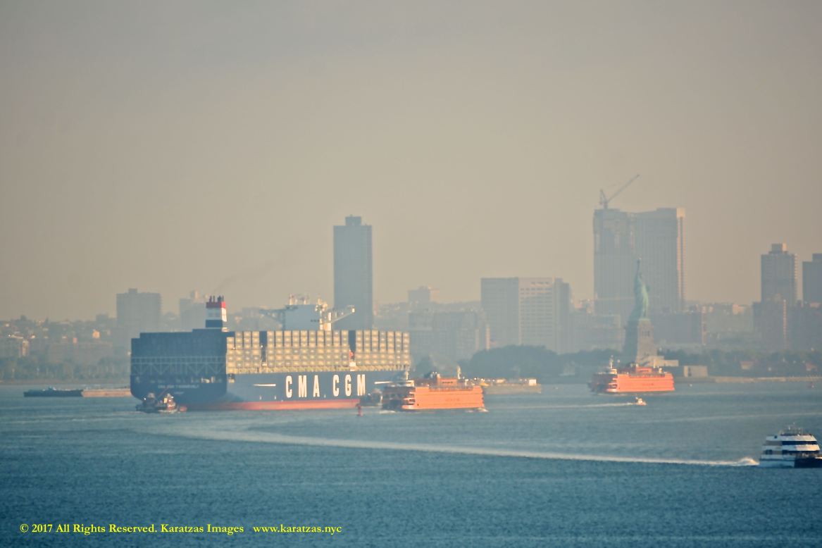 Images of Neo-panamax Containership MV ‘CMA CGM T Roosevelt’ on her ...