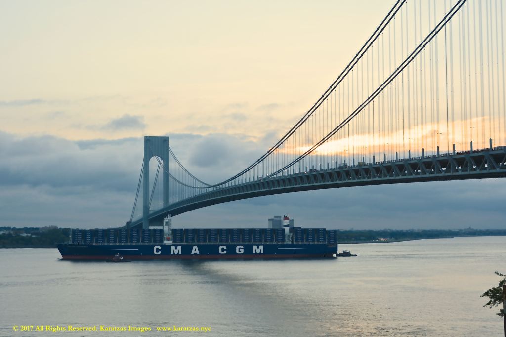 Images of Neo-panamax Containership MV ‘CMA CGM T Roosevelt’ on her ...