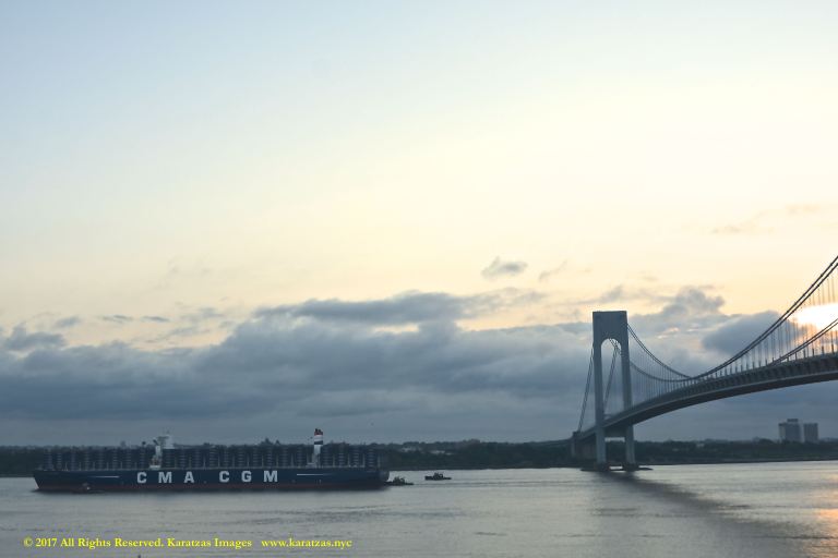 Images of Neo-panamax Containership MV ‘CMA CGM T Roosevelt’ on her ...