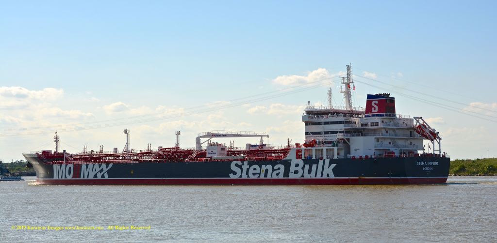 Images of IMO II Max Tanker ‘Stena Impero’ in the Houston Ship Channel ...