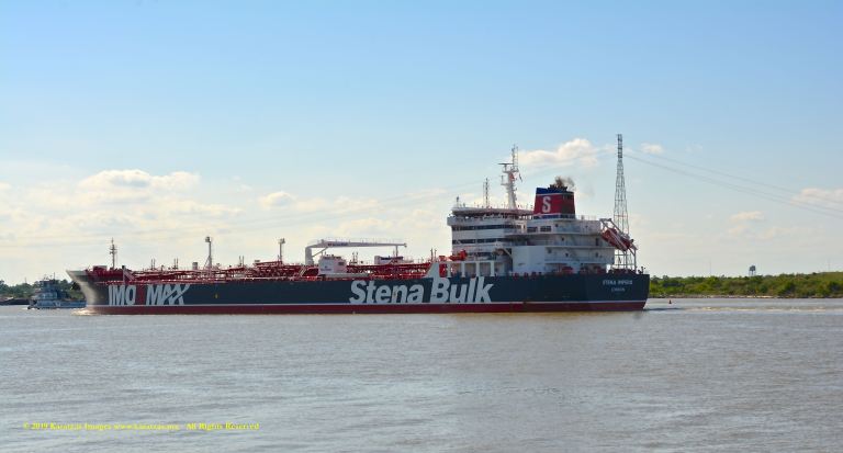 Images of IMO II Max Tanker ‘Stena Impero’ in the Houston Ship Channel ...