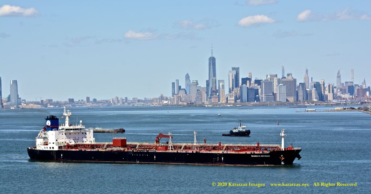 Images of Tanker MT ‘Seaways Reymar’ in New York Harbor | Karatzas ...